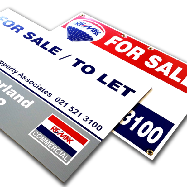 Estate Agent Correx “For Sale” Boards – Cut and Create